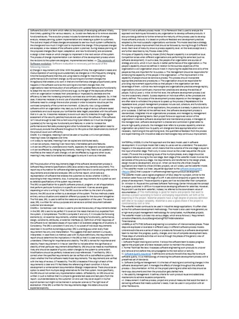 Software Evolution Is A Term Which Refers To The Process Of Pdf Software Development Process