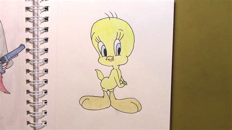 452 How To Draw Tweety Bird From Looney Tunes Youtube