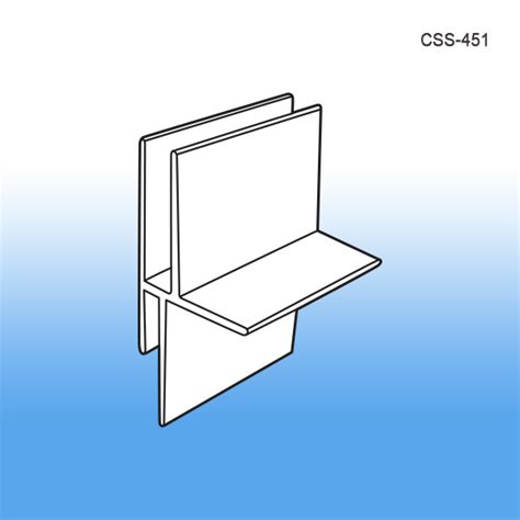 Corrugated Shelf Support Insert Temporary Display Construction Components Clip Strip®