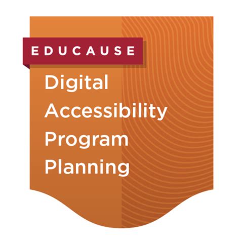 Digital Accessibility Program Planning Credly