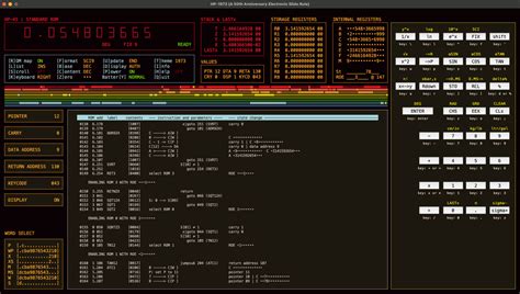 A Visual Hp 45 Calculator Emulator Written In Python Emulation Python Sarahkmarr Adafruit