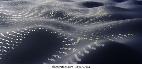 3d Rendering Science Wave Abstract Technology Stock Illustration 1643707561 Shutterstock