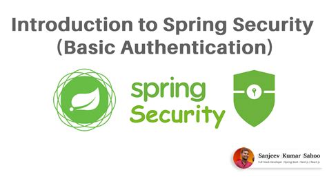 Day 12 Introduction To Spring Security Basic Authentication