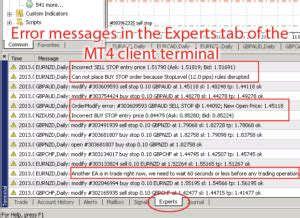 Troubleshooting EAs Indicators And Scripts On Metatrader MT MT PZ Trading Blog