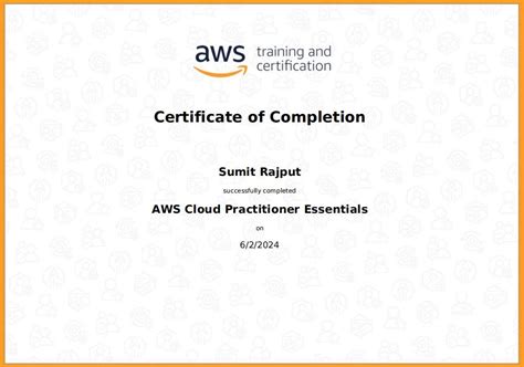 Sumit Rajput On Linkedin Awscloud Certification Careergrowth