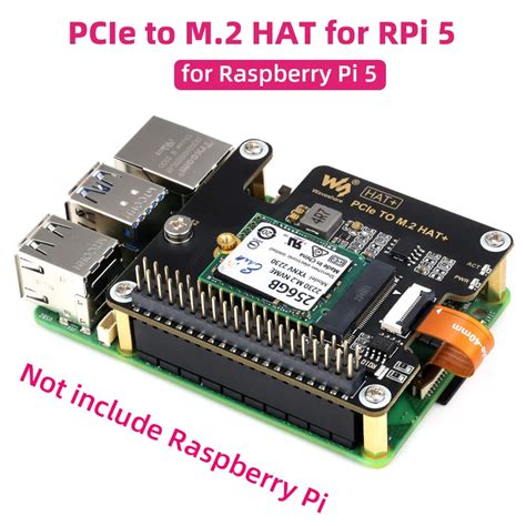 Raspberry Pi 5 Pcie To M 2 Hat Nvme High Speed Expansion Board With 16p