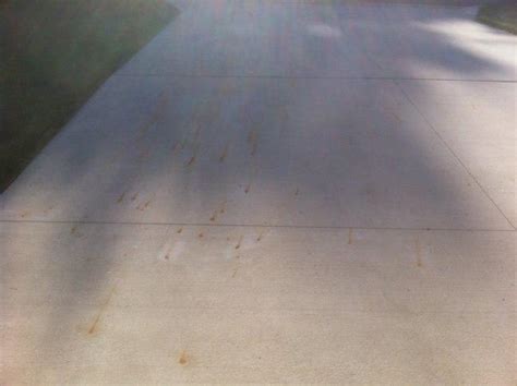 Fertilizer Rust Stains On Concrete