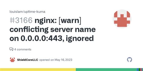 Nginx Warn Conflicting Server Name On 0000443 Ignored · Issue 3166 · Louislamuptime