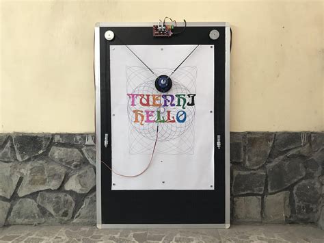 Unused Blackboard Becomes Vertical Plotter Arduino Blog