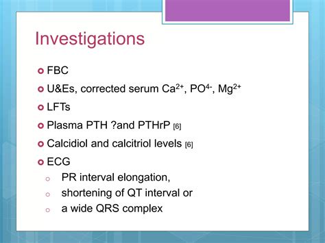 Hypercalcaemia In Malignancy Pptx