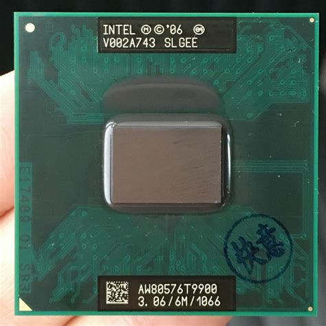 Intel Core 2 Duo T9900 3 06 GHz Dual Core 6M 1066 Processor Socket P SLGEE CPU 735858209090 EBay