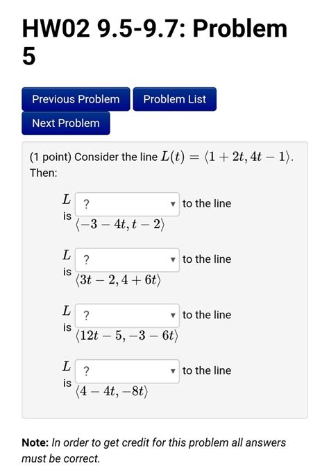 Solved Hw02 95 97 Problem 5 Previous Problem Problem List