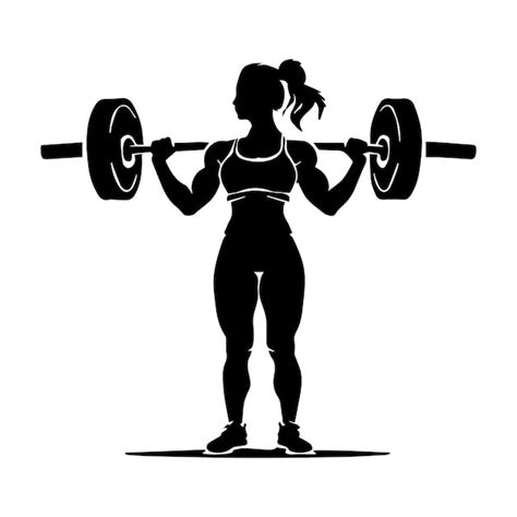 Premium Vector Women Workout Silhouette