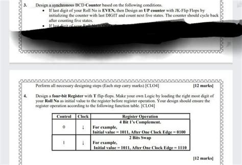 Solved Design A Synchronous Bcd Counter Based On The