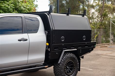 Extra Cab Gallery Aluminium Tray Canopy MITS Alloy