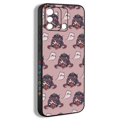 чехол для смартфона Подходит для Tecno Spark 8c Ху Тао Genshin аниме милый рисунок кота Mab41