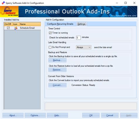 Schedule Recurring Email