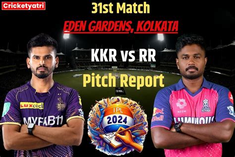 Kkr Vs Rr Pitch Report होम ग्राउंड में आज राजस्थान का सामना करेगी