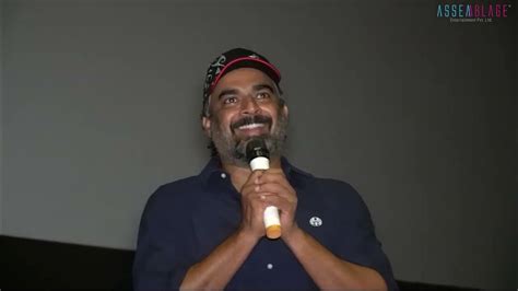 R Madhavan At Assemblages Rocketry Special Screening Youtube