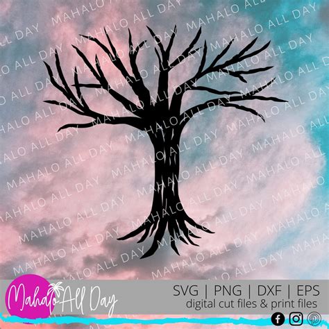 Bare Tree SVG Winter Tree Svg Fall Tree Svg Halloween Tree SVG Family Tree Svg Fall Svg Cut File