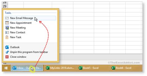 Microsoft Excel Tips A Taskbar Trick To Access List Of Your Recent Workbooks