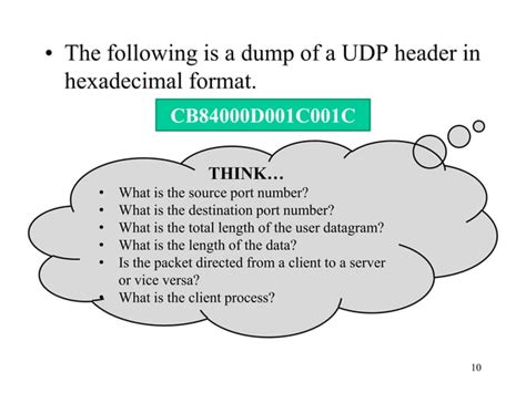 User Datagram Protocol Pptx