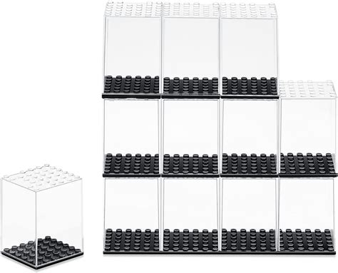 Xin·shi Display Case Minifigures Glass Display Case Building Block