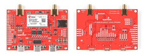 Lte Gnss Sara R5 Breakout Board Sparkfun Mouser