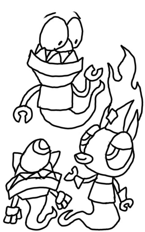 Flain Vulk And Zorch As Ghosts By Princess Josie Riki On Deviantart