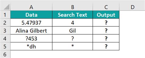 Search Function In Excel Formula Examples How To Use