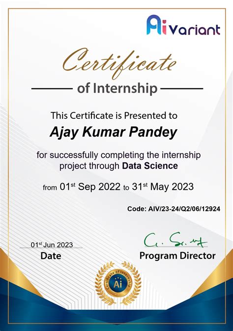 Ajay Pandey On Linkedin Im Happy To Share That Ive Obtained A New Certification Data Science