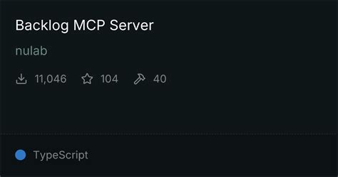 Backlog Mcp Server Glama