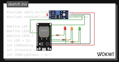 Iot Based Weather Adaptive Street Lighting System Copy Wokwi Esp32