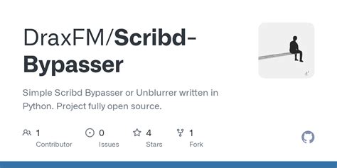 Github Draxfmscribd Bypasser Simple Scribd Bypasser Or Unblurrer Written In Python Project
