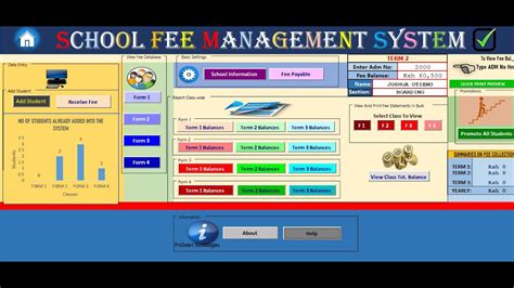School Fee Management System In Vbaexcel Youtube