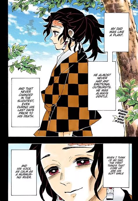 Yoriichi Manga Panels Colored Demon Slayer Tanjiro Manga Colored