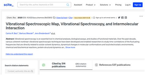 Vibrational Spectroscopic Map Vibrational Spectroscopy And