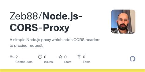 Github Zeb88nodejs Cors Proxy A Simple Nodejs Proxy Which Adds