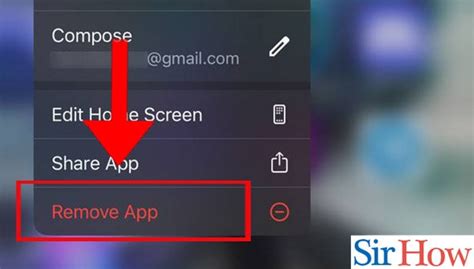 How To Remove Gmail App From Iphone 4 Steps With Pictures