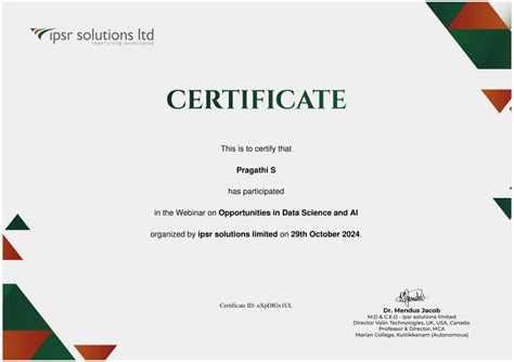 Datascience Ai Innovation Professionaldevelopment Pragathi Sundar