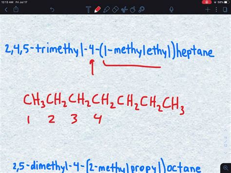 Draw The Structure For Each Of The Following A 2 2 Dimethyl 4 Isopropyloctane B 2 3