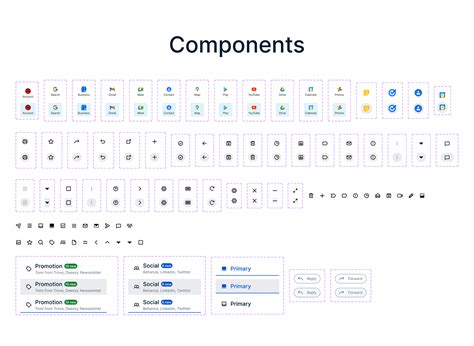 Gmail Interface Replication Behance