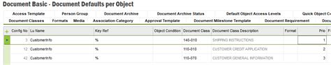 select default documents only ifs community