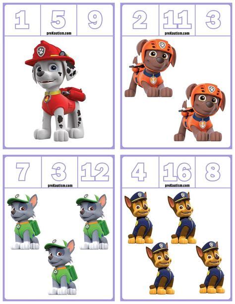 15 Paw Patrol Learning Kit Ideas Paw Patrol Paw Preschool Activities