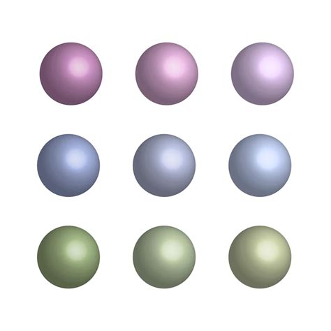 Premium Vector Colored Balls Shapes Round Shape Game Element Vector Illustration