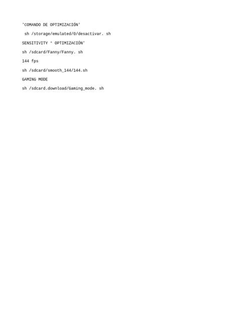 Comands Pdf