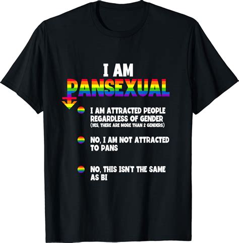 I Am Pansexual Definition Lgbt Lgbtq Pride Month T Shirt