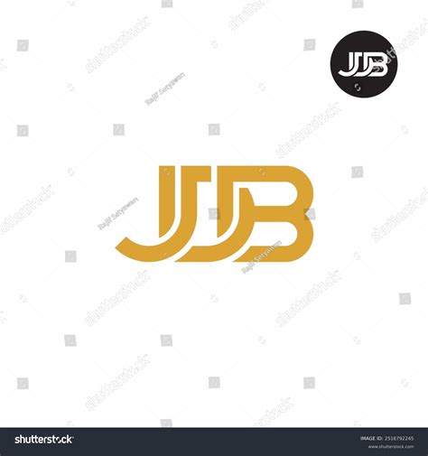 Jdb Logo Letter Monogram Design Stock Vector Royalty Free 2516792245 Shutterstock