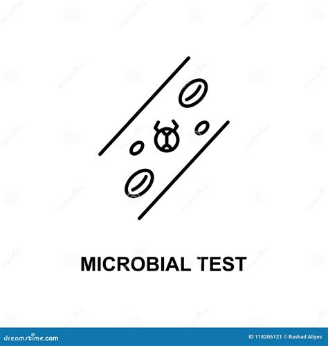 Microbial Test Icon Element Of Technologies Icon With Name For Mobile Concept And Web Apps