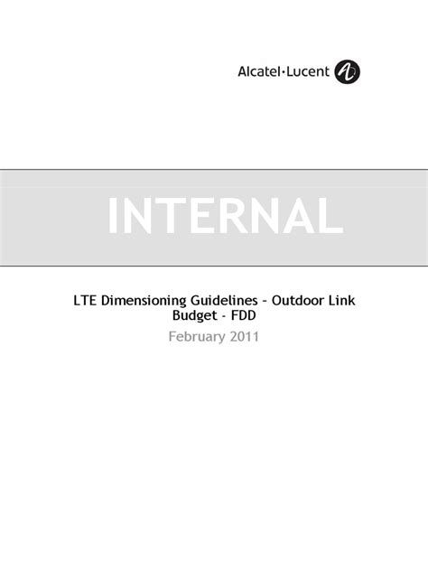 03 Lte Dimensioning Guidelines Outdoor Link Budget Fdd Ed2 9